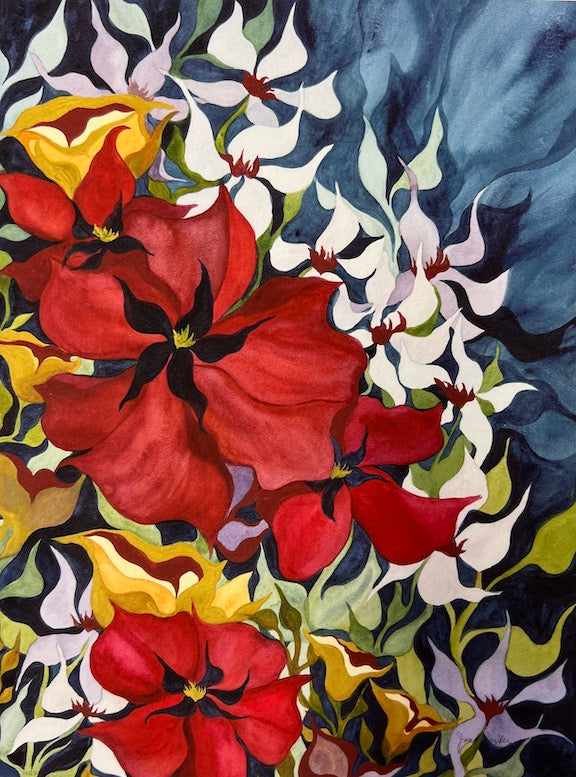 Floral Garden | Janis Porter | Prentice Gallery | Artist | Mendocino
