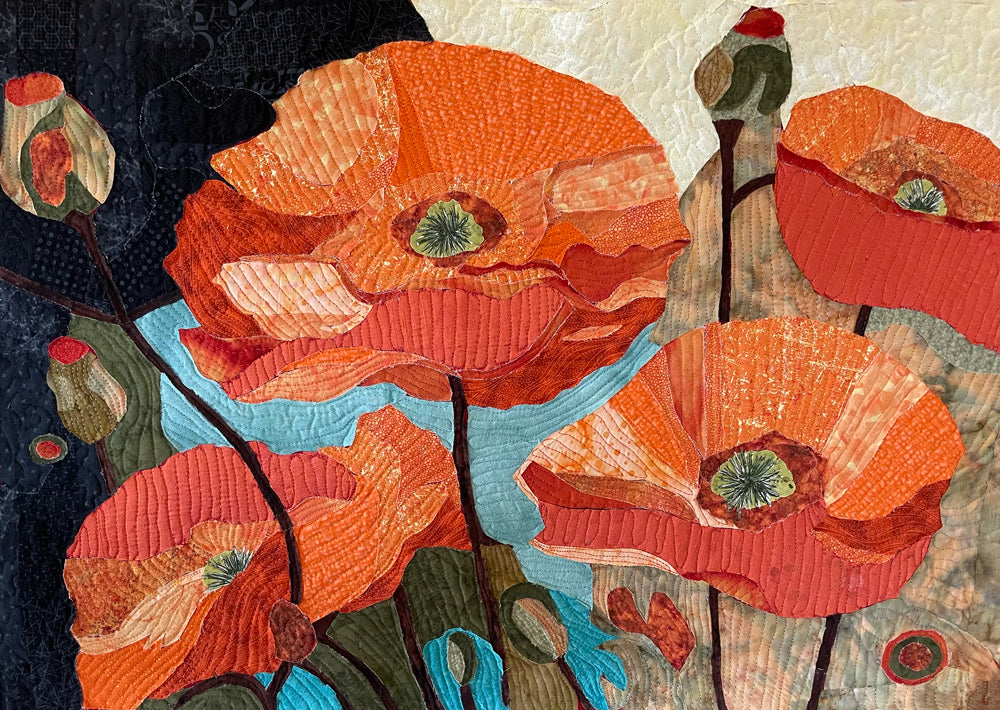 Poppy Celebration | Marcia Douglas | Prentice Gallery | Mendocino