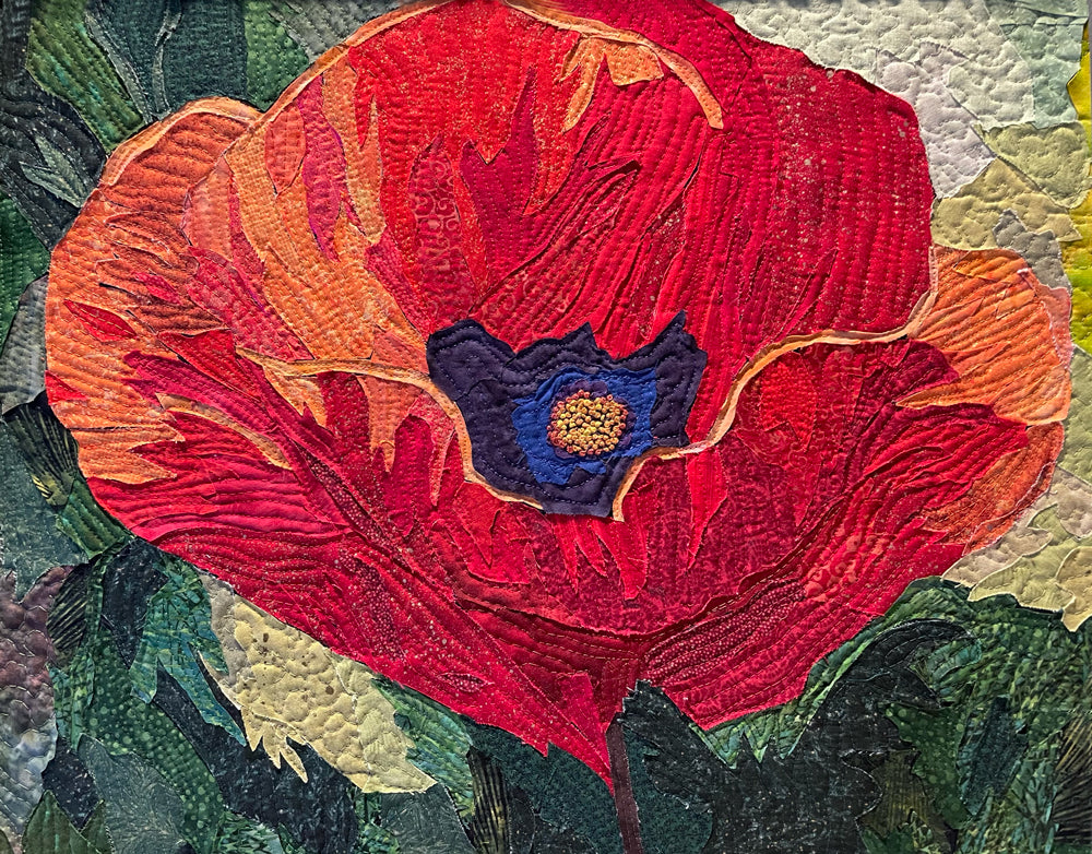Simon's Poppy | Marcia Douglas | Prentice Gallery | Mendocino