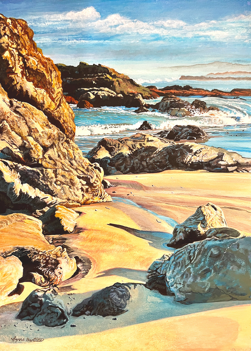 Morning Beachwalk | Lynne Prentice | PrenticeGallery | Mendocino ...